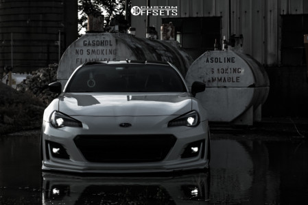 2018 Subaru BRZ with 18x9.5 22 Kansei Tandem and 225/40R18 Achilles ATR ...