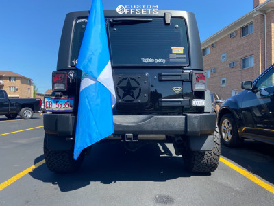 2017 Jeep Wrangler JK with 20x12 -41 Vision Tactical and 33/12.5R20 ...