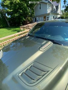 2020 Ram 1500 with 20x10 -18 Fuel Tech and 33/12.5R20 Goodyear Wrangler ...