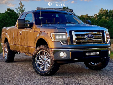 2010 Ford F-150 with 20x9 12 Vision Spyder and 33/12.5R20 Goodtrip GS ...