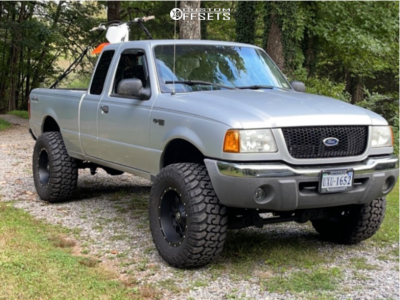 2003 Ford Ranger Wheel Offset Super Aggressive 3"-5" Suspension Lift 4 ...