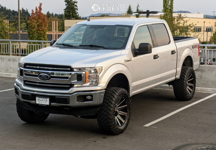 2018 Ford F-150 with 20x10 -18 Fuel Contra and 35/12.5R20 Maxxis Razr M ...