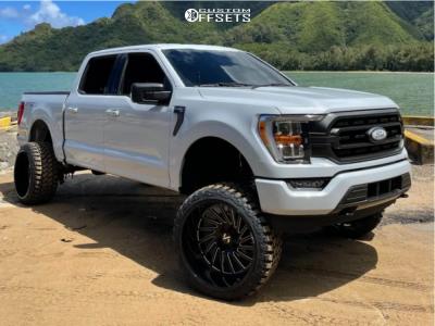 2021 Ford F-150 with 24x14 -81 ARKON OFF-ROAD Caesar and 33/12.5R24 ...