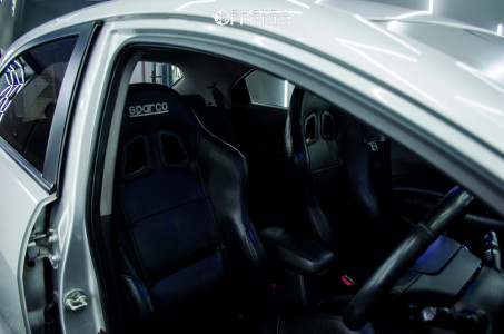 2012 Kia Rio with 17x7.5 35 Work Vs Xx and 215/45R17 Yokohama Advan ...