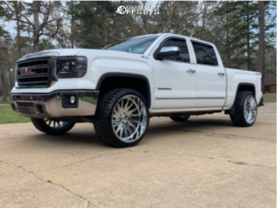 2014 GMC Sierra 1500 with 24x12 -45 Dropstars 547 and 33/12.5R24 ...