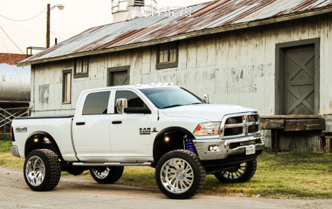 2018 Ram 2500 with 24x14 -76 Stealth Forged Alpha and 37/13.5R24 ...