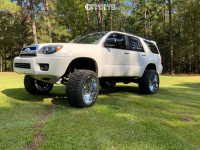 2008 Toyota 4Runner with 22x12 -44 XF Forged Xfx-305 and 33/13.5R22 ...