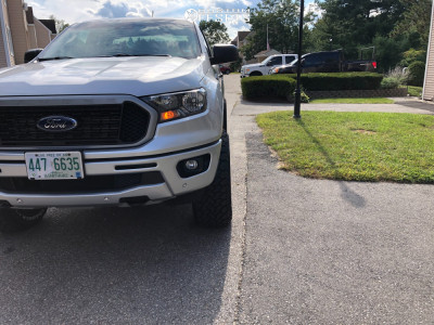 2019 Ford Ranger with 18x9 18 Method Mr316 and 275/65R18 General ...