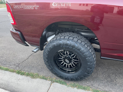 2021 Ram 2500 with 18x9 12 Vision Armor and 37/12.5R18 Vizzoni Mudz M/t ...
