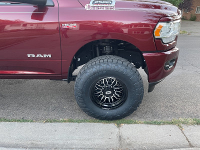 2021 Ram 2500 with 18x9 12 Vision Armor and 37/12.5R18 Vizzoni Mudz M/t ...