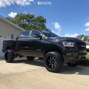 2020 Ram 1500 with 22x12 -55 Vision Spyder and 35/12.5R22 Atturo Trail ...