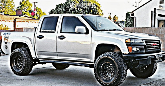 2010 GMC Canyon Wheel Offset Aggressive > 1" Outside Fender Suspension ...
