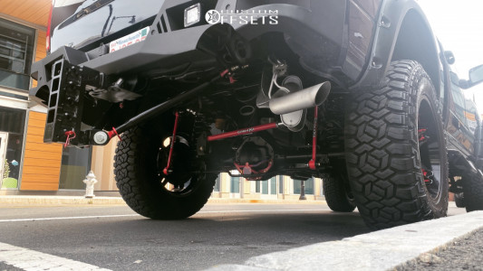 2018 Ram 1500 with 20x10 -24 Vision Fury and 37/12.5R20 Fury Offroad ...