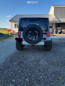 2014 Jeep Wrangler with 22x12 -44 Centerline Tangent 847Bm and 35/12 ...