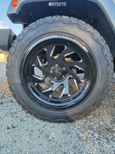 2014 Jeep Wrangler with 22x12 -44 Centerline Tangent 847Bm and 35/12 ...