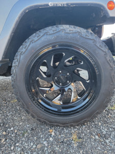 2014 Jeep Wrangler with 22x12 -44 Centerline Tangent 847Bm and 35/12 ...