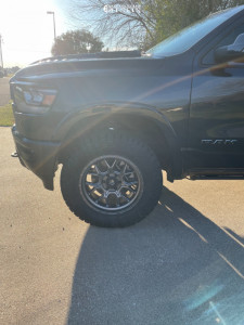 2020 Ram 1500 with 20x9 1 Fuel Tech and 35/11.5R20 Nitto Ridge Grappler ...