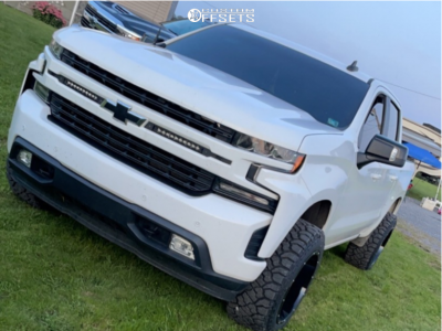 2019 Chevrolet Silverado 1500 with 20x12 -51 Vision Rocker and 33/12 ...