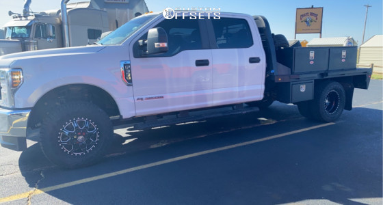 2018 Ford F-350 Super Duty with 17x6.5 1 Mayhem Monstir 8101 and 275 ...