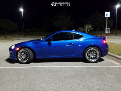 2020 Subaru BRZ with 18x8.5 38 F1R F21 and 245/40R18 Vercelli Strada II ...