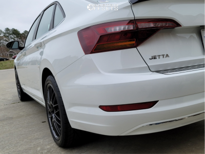 2019 Volkswagen Jetta with 18x8 45 Enkei Ekm3 and 245/40R18 Nitto Neo ...