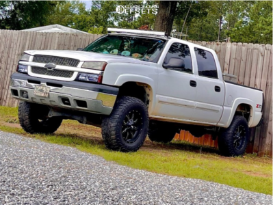 2005 Chevrolet Silverado 1500 Wheel Offset Aggressive > 1" Outside ...