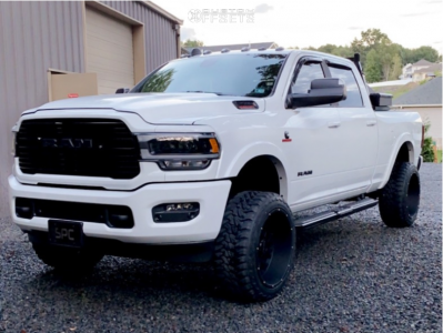 2021 Ram 2500 with 22x12 -44 Vision Rocker and 33/12.5R22 Toyo Tires ...