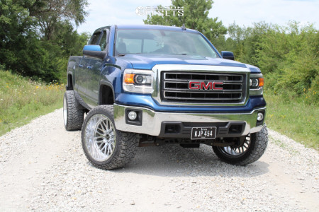 2015 GMC Sierra 1500 with 22x12 -44 Hardcore Offroad Hc19 and 33/12 ...