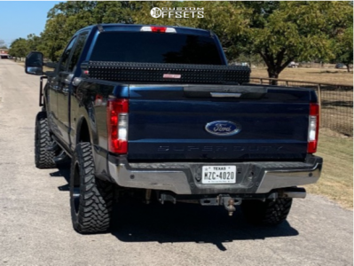 2017 Ford F-250 Super Duty with 20x10 -24 Vision Rocker and 35/12.5R20 ...