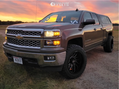 2015 Chevrolet Silverado 1500 with 20x12 -51 ARKON OFF-ROAD Mandela and ...