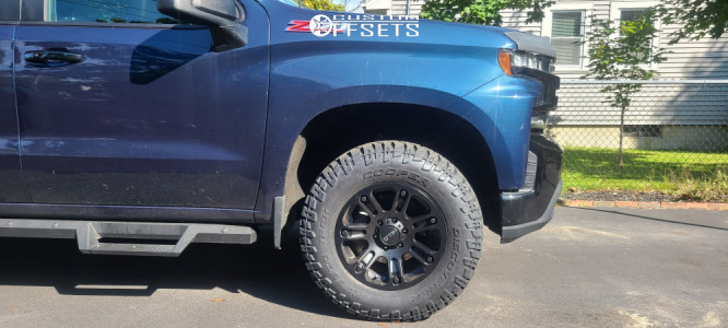 2019 Chevrolet Silverado 1500 with 18x9 0 Helo He904 and 275/70R18 ...