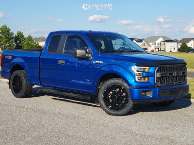 2017 Ford F-150 with 20x9 12 Vision Rocker and 275/55R20 Nitto Ridge ...