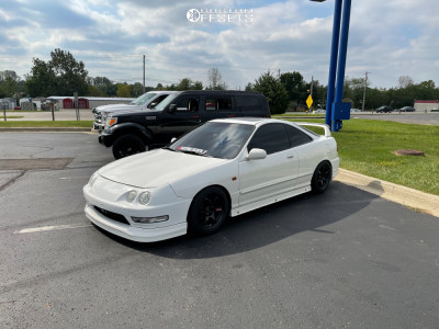 2000 Acura Integra with 15x8 35 Rays Engineering 57dr and 205/40R15 ...