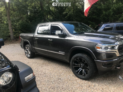 2020 Ram 1500 with 22x10 -19 Fuel Vapor and 33/12.5R22 Nitto Recon ...
