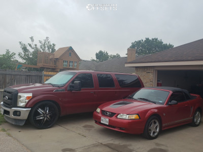 2001 Ford Excursion with 28x10 15 Diablo Elite and 295/25R28 Lexani Lx ...