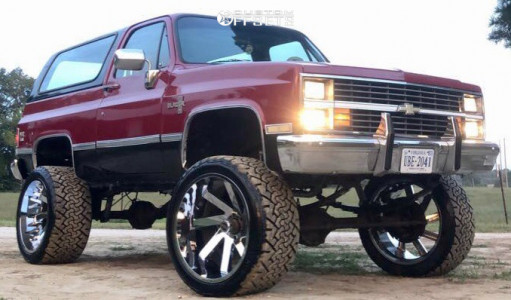 1983 Chevrolet K5 Blazer Wheel Offset Super Aggressive 3"-5" Suspension ...