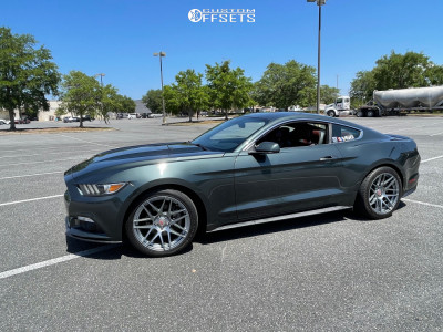 2016 Ford Mustang with 19x10 30 Curva C5 and 255/40R19 Michelin Pilot ...