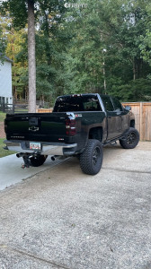 2015 Chevrolet Silverado 1500 with 20x10 -24 LRG 104 and 35/12.5R20 ...