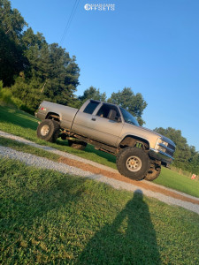 1999 Chevrolet K1500 with 15x12 -44 Mickey Thompson Classic Iii and 38/ ...