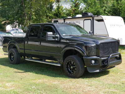 2011 Ford F-250 Super Duty with 18x10 -24 Moto Metal Mo962 and 275 ...