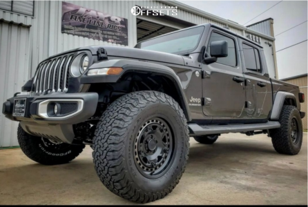 2021 Jeep Gladiator with 18x9 12 Black Rhino Grange and 35/12.5R18 ...
