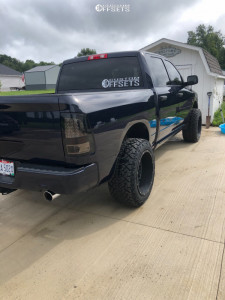 2018 Ram 1500 with 20x12 -51 Vision Rocker and 33/12.5R20 Venom Power ...