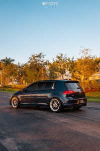 2016 Volkswagen GTI with 18x9 35 Enkei Rpf1 and 225/40R18 Continental ...