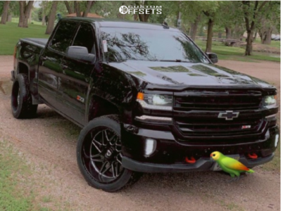 2017 Chevrolet Silverado 1500 with 22x12 -44 Gear Off-Road Ratio and ...