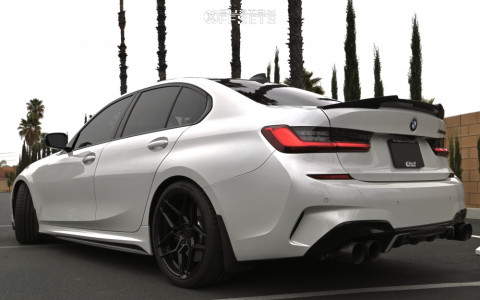 2020 BMW M340i with 19x8.5 35 Rohana Rfx11 and 255/35R19 Continental ...