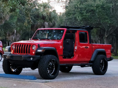 2020 Jeep Gladiator with 22x12 -44 Axe Offroad Hades and 35/12.5R22 ...