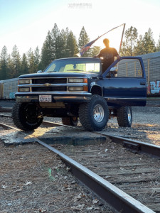 1994 Chevrolet K1500 with 15x10 -44 Weld Racing Typhoon and 35/12.5R15 ...