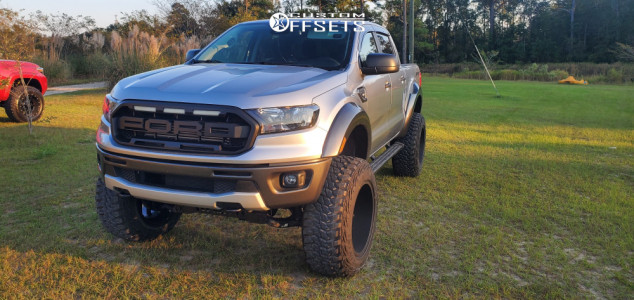 2020 Ford Ranger with 20x12 -55 Vision Sliver 360 and 35/12.5R20 Kanati ...