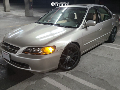 2000 Honda Accord with 18x8 37 Liquid Metal Shift and 215/40R18 Leao ...