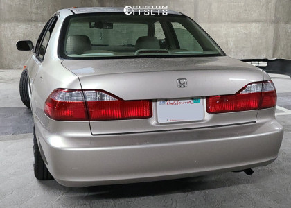 2000 Honda Accord with 18x8 37 Liquid Metal Shift and 215/40R18 Leao ...